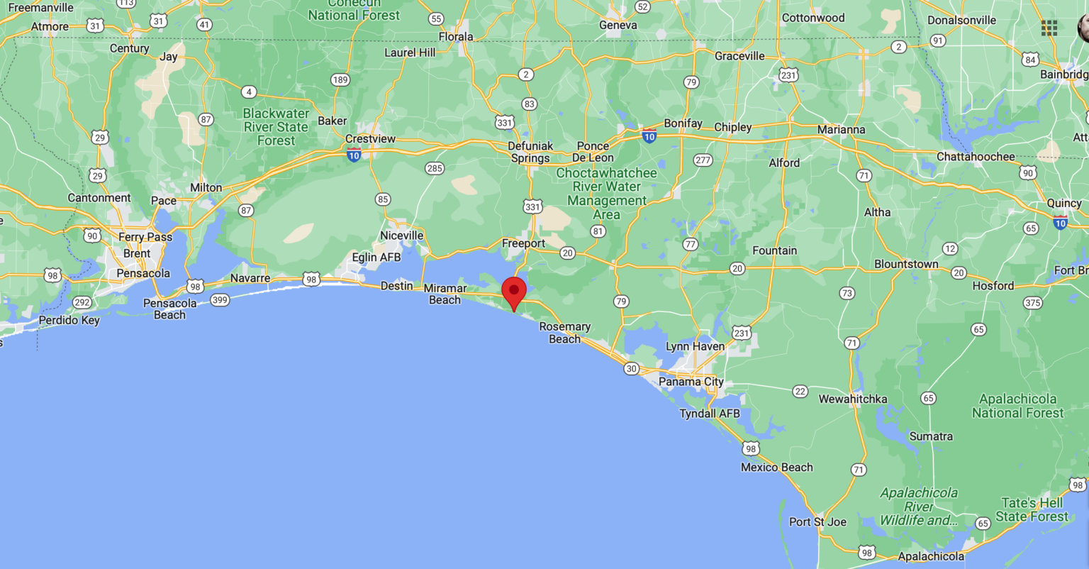 Where is 30A on a Map? - Near 30A